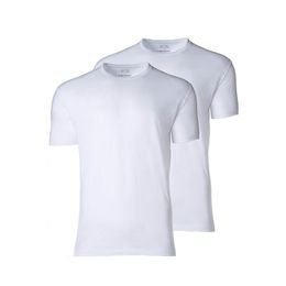 Ceceba Damen T-Shirt "T-Shirt 2er Pack", wei&szlig;, Gr. 4XL, Obermaterial: 100% Baumwolle CO., Shirts