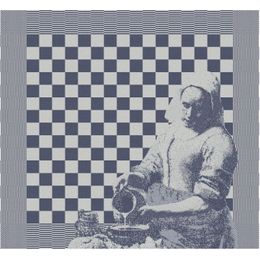 Geschirrtuch DDDDD, B:60cm L:65cm, blau, 100% Baumwolle, Geschirrt&uuml;cher, "Milk", aus reiner Baumwolle, Ma&szlig;e je Tuch ca. 60x65 cm