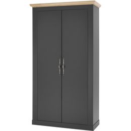 Schuhschrank Home Affaire, B:108cm H:203cm T:46cm, grau, Flur, Schränke, "WESTMINSTER BESTSELLER", im romantischen Landhausstil