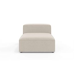 Chaiselongue OTTO HOME, B:100cm H:72cm T:130cm, beige, 100% Polyester, Sofas, "HAILY Liegesessel, Loungem&ouml;bel zum Relaxen, Ma&szlig;e B/T/H: 100/130/72