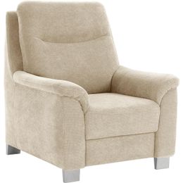 Sit & More Sessel SIT & MORE, B:90cm H:104cm T:96cm, beige, Kunstleder SOFTLUX;Luxus-Microfaser (90% Polyester, 10% Polyamid);Flachgewebe (100% Polyester),