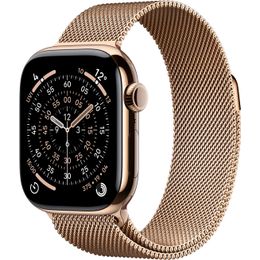 Apple Smartwatch "Watch Series 11", 42, 4G (LTE), One-Size, Milanese Loopgold, Smartwatches
