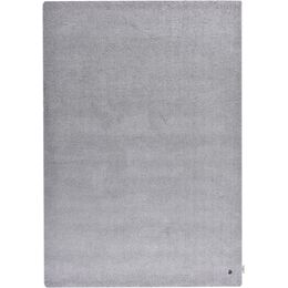 Hochflor-Teppich Tom Tailor HOME, B:65cm H:25mm L:135cm, grau, Polyester, Teppiche, "Shaggy Teppich Cozy", Uni Farben, auch in Pastell Farben, weich