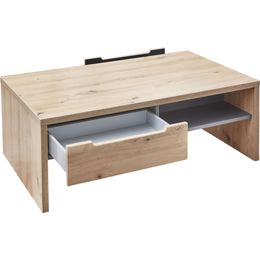 Couchtisch Innostyle, B:110cm H:40cm T:65cm, braun, Oberboden: Artisan Eiche Nachbildung (Spanplatte); Front Schubkasten: Artisan Eiche (MDF),