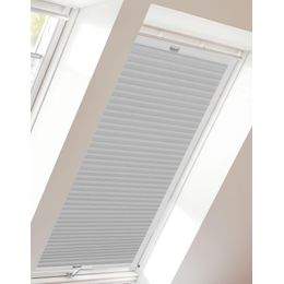 Dachfensterplissee SUNLINES, B:117,3cm H:79,5cm, grau, Obermaterial: 100% Polyester, Plissees, "StartUp Style Honeycomb TL", mit F&uuml;hrungsschienen