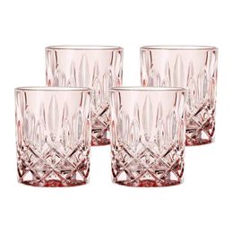 Nachtmann Whiskyglas "Whiskybecher Noblesse Fresh 295 ml 4er Set", 4 tlg., rosa, Trinkgefäße