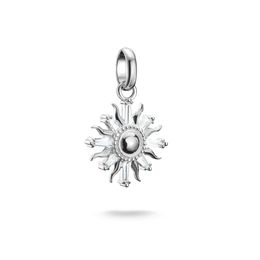 Thomas Sabo Damen Charm Sonne "Charm Sonnenzauber mit Zirkonia - Connect", silber, Silber 925 (recycelt), Charms, mit Zirkonia (synth.)