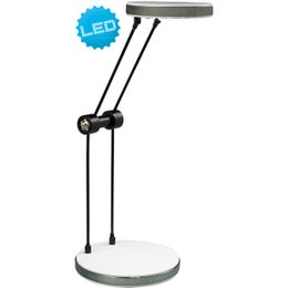 Näve NÄVE LED Tischleuchte "Aleko", 1, H: 30cm, 1 Stk., weiß, Leuchten, flexibel bewegliches Gestell, ein-/ aus Schnurschalter, H: ca. 30cm