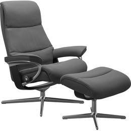 stressless "View" mit Cross Base, Gr&ouml;&szlig;e S, M & L, Holzakzent Schwarz