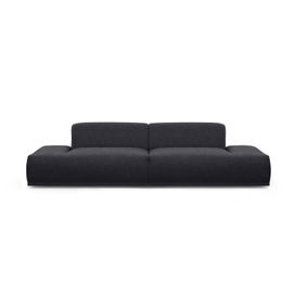 Big-Sofa Trendmanufaktur, B:300cm H:72cm T:107cm, grau, 92% Polyester, 8% Nylon, Sofas, "Braga, toller Sitzkomfort, Designsofa", in moderner Optik,