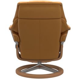 stressless Relaxsessel "Reno" Set, Relaxsessel mit Hocker, mit Hocker, mit Signature Base, Gr&ouml;&szlig;e S, M & L, Gestell Eiche