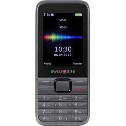swisstone Handy "SC 560", B:4,9cm H:11,6cm T:0,9cm, grau, Mobiltelefone