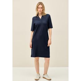 Cecil Damen Sommerkleid, blau, Gr. S, unifarben, Web, 48% Baumwolle, 48% Modal, 4% Elasthan, Kleider, soft und trageangenehm