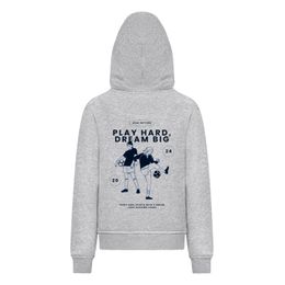 F4NT4STIC Kinder Kapuzenpullover "Play Hard Dream Big Goal Getters Edition", grau, Gr. 146, Obermaterial: 65% Baumwolle, 35% Polyester, Pullover,