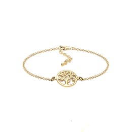 Elli Damen Armband "Lebensbaum 925 Sterling Silber", 16cm, ohne Stein, Silber 925 (Sterlingsilber)gold, Silber 925 (Sterlingsilber), Armbänder