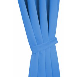 Raffhalter WIRTH, B:60cm H:6cm, blau, Polyester, Raffhalter, "DIM OUT"