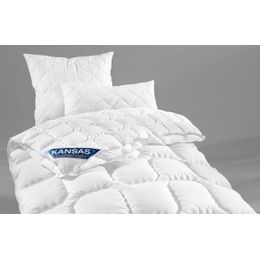f.a.n. Microfaserbettdecke FAN, B:135cm L:200cm, wei&szlig;, Bezug: 100% Polyester. F&uuml;llung: 100% Polyester, Bettdecken, "Kansas", Bettdecke in 135x200 cm und