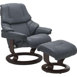 Relaxsessel stressless, B:79cm H:98cm T:75cm, blau, Leder BATICK: BATICK ist ein leicht korrigiertes, durchgef&auml;rbtes und genarbtes M&ouml;belleder, bei
