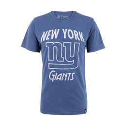 Recovered Damen T-Shirt "NFL NY Giants Logo", blau, Gr. S, bedruckt, 100% Baumwolle, Shirts, f&uuml;r alle New York Giants-Fans