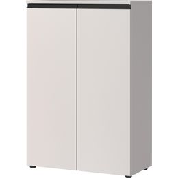 Aktenschrank Germania, B:81cm H:120cm T:40cm, braun, Spanplatte, B&uuml;ro, Schr&auml;nke, "Lemont", 2-t&uuml;riger Mehrzweckschrank wahlweise mit Schublade