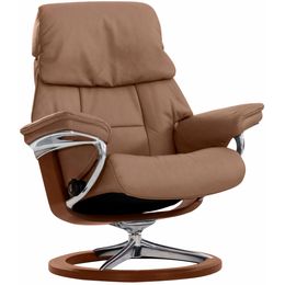 Relaxsessel stressless, B:78cm H:100cm T:76cm, braun, Leder PALOMA: durchgef&auml;rbtes Semianilin-M&ouml;belleder;Leder BATICK: durchgef&auml;rbtes und genarbtes