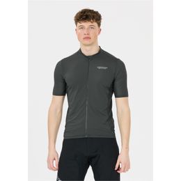 Endurance Herren Radtrikot "Mighty", grün, Gr. XL, unifarben, 85% Polyester, 15% Elasthan, Trikots, Aus atmungsaktivem Material