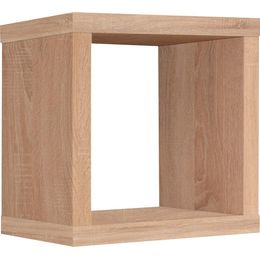 M&auml;usbacher Wandregal M&Auml;USBACHER, B:40cm H:41cm T:40cm, braun, Holzwerkstoff, Wohnzimmer, Regale, "Big System Office", Breite 40 cm