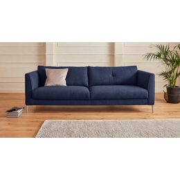2,5-Sitzer Trendmanufaktur, B:237cm H:84cm T:96cm, blau, Sofas, "Chilltime, elegant und bequem, Komfortsitzh&ouml;he 46cm, Breite 237cm", mit eleganter