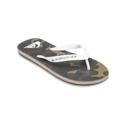 Quiksilver Herren Sandale "Molokai Art 25", Gr. 13, beige, Obermaterial: Synthetik / Laufsohle: Moosgummi, Schuhe
