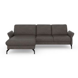 Sit & More Ecksofa SIT & MORE, B:253cm H:84cm T:165cm, braun, Wohnzimmer, Sofas, "Fashion L-Form", wahlweise mit Kopfteilverstellung und Vorziehsitz, motorisch