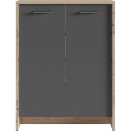 Schuhkommode Inosign, B:63cm H:83cm T:35cm, braun, Spanplatte, Sideboards, "Ben", Breite 63 cm, mit 2 T&uuml;ren