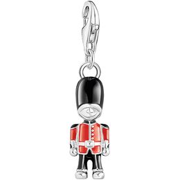 Thomas Sabo Damen Charm-Einhänger "LONDON Königliche Wache", bunt, Silber 925 (Sterlingsilber), Charms