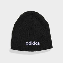 Jungen Beanie "K LINEAR BEANIE", schwarz, adidas Performance, Obermaterial: 100% Polyacryl, Mützen