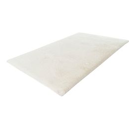 Badematte Kayoom, H:22mm, weiß, Polyester, Badematten, "Rabbit Light", weiche Kaninchenfell Haptik, Badezimmer, Kinderzimmer, Schlafzimmer