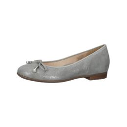 Ara Damen Ballerina "Ara Ballerinas Leder", Gr. 36,5, grau, Leder, Schuhe