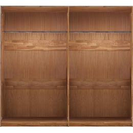 Faltt&uuml;renschrank Home Affaire, B:185cm H:218cm T:65cm, beige, Schr&auml;nke, "Chamara", in unterschiedlichen Schrankbreiten erh&auml;ltlich, massives Eichenholz