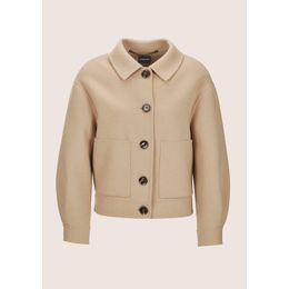 Madeleine Mode MADELEINE Damen Kurzjacke "Jacke Kurze Oversize-Jacke"caramel, Gr. 42, Obermaterial: 50% Polyester PES. 50% Wolle WO., Jacken