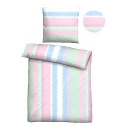 Bettw&auml;sche, gr&uuml;n, CASTELL - MARKENBETTW&Auml;SCHE, Microfaser, Obermaterial: 100% Polyester, Jugendzimmer, Bettw&auml;sche, "0561120", feiner Glanz+weicher