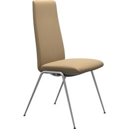 Polsterstuhl stressless, B:57cm H:105cm T:60cm, beige, Leder PALOMA: PALOMA ist ein durchgefärbtes Semianilin-Möbelleder mit natürlicher Narbung.,