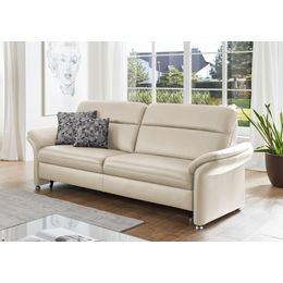 3-Sitzer DIE PLANBAR, B:228cm H:96cm T:92cm, beige, Sofas, "PN-EM16031, ohne Kopfst&uuml;tzen", wahlweise mit Relaxauszug