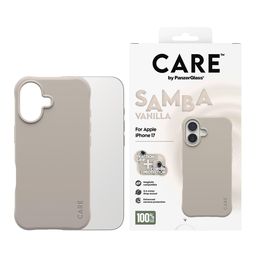 CARE BY PANZERGLASS Handyhülle "Samba MagSafe Case für Apple iPhone 17", vanilla, Apple iPhone 17, Hüllen, Backcover, Schutzhülle, Handyschutzhülle, Case, Schutzcase, stoßfest