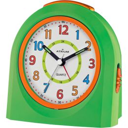 Atrium Kinder Kinderwecker "A921-3", gr&uuml;n, Wecker, Kinderwecker, Lernwecker, Geschenkidee, Schulanfang, Kinderzimmer