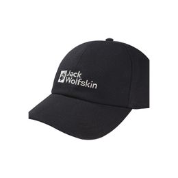 Jack Wolfskin Herren Baseball Cap "BASEBALL CAP", schwarz, Oberstoff: 100% POLYESTER ; Futter: 100% POLYESTER, Caps