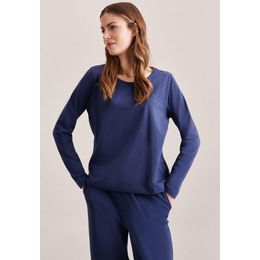 Seidensticker Damen Pyjama "Schwarze Rose", Gr. Sdunkelblau, 96% Baumwolle 4% Elastan, unifarben, Homewear-Sets