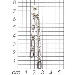 Firetti Damen Paar Ohrh&auml;nger "Ohrschmuck Kettenglieder gro&szlig;", Metall, bunt, Metall, Ohrringe