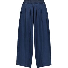 alife and kickin ALIFE & KICKIN Damen Stoffhose "Damen NadetteAK DNM A", blau, Gr. XS, 98% Baumwolle, 2% Elasthan, Hosen