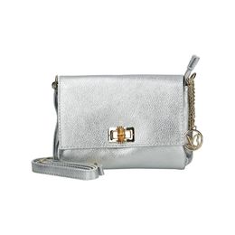 Caprice Damen Henkeltasche "Caprice Taschen Leder", silber, Leder, Taschen