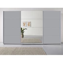 Schwebet&uuml;renschrank Rauch, B:360cm H:210cm T:62cm, grau, Holzwerkstoff, Schr&auml;nke, "Kleiderschrank Schrank Garderobe TOPSELLER OTELI inkl.