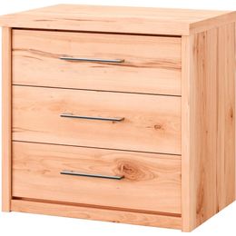 Nachtkommode Priess, B:50,5cm H:49cm T:35,5cm, braun, Spanplatte, Sideboards, "Arnsberg"