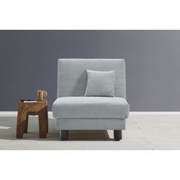 ell+ell Sessel ELL + ELL, B:85cm H:90cm T:100cm, blau, 92% Polyester 8% Nylon, Wohnzimmer, Sessel, "Enny"